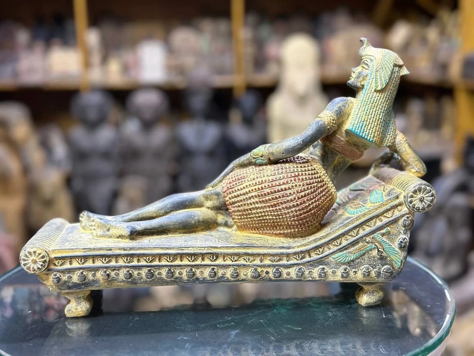 Authentic Ancient Egyptian Antiquities Unique statue of Queen Cleopatra ...