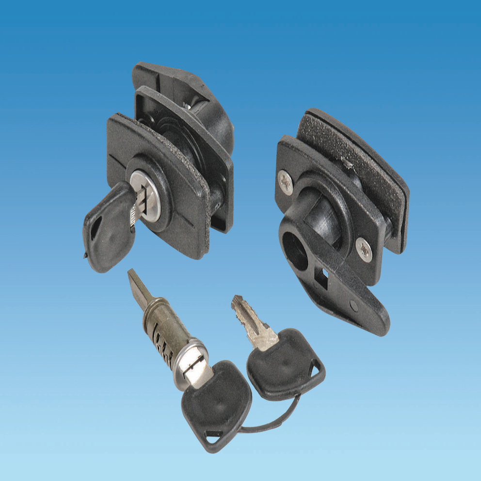 Caravan Gas Locker Lock Assembly + 2 Keys - West Alloy Lock - A1055 ...