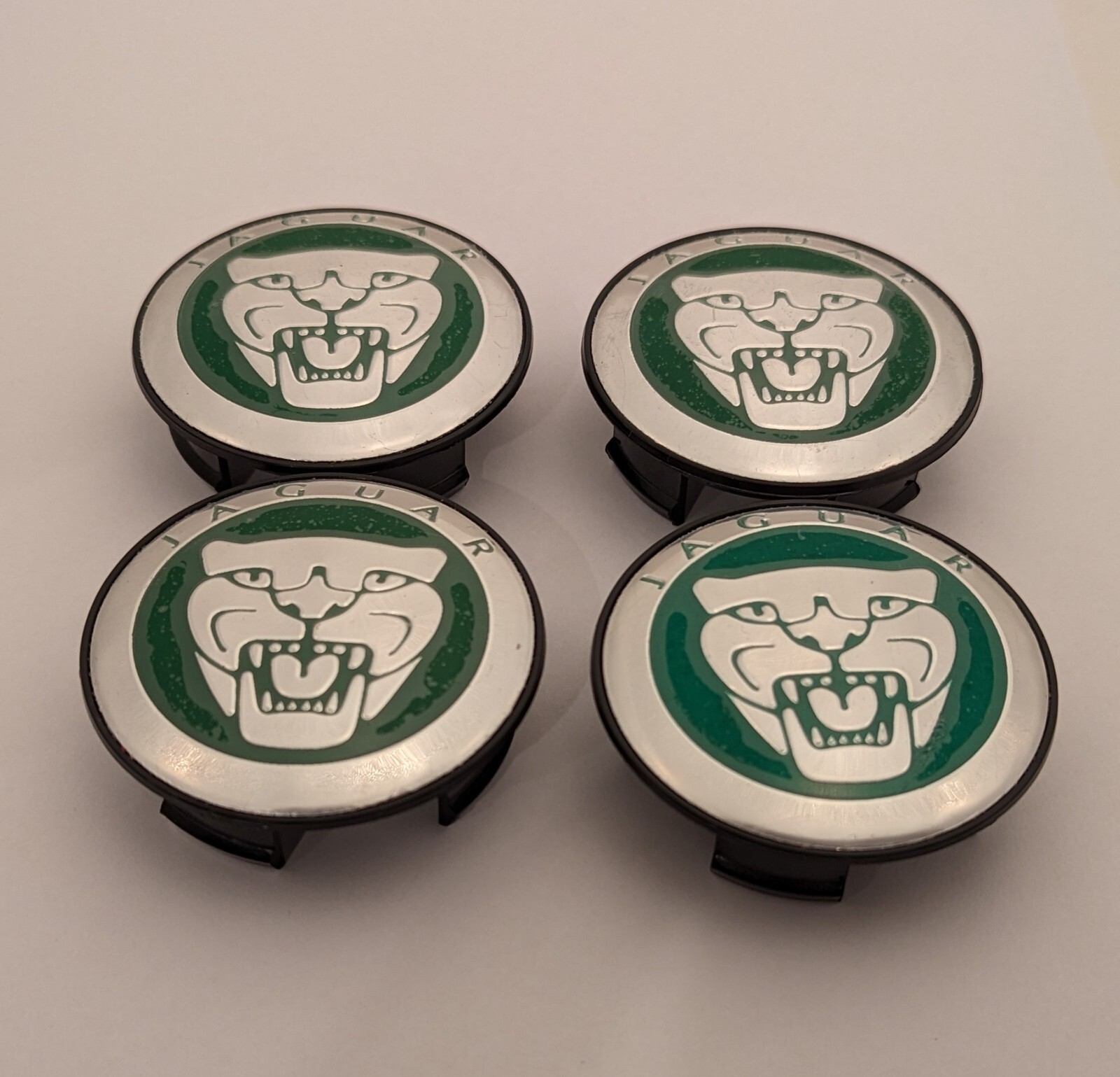 4 New JAGUAR Wheel Rim Center Caps S XJ XJ8 XF XK F Type F Pace Red ...