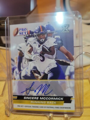 2022 PROSET SINCERE MCCORMICK ROOKIE AUTO GOLD UTSA/RAIDERS SILVER ...