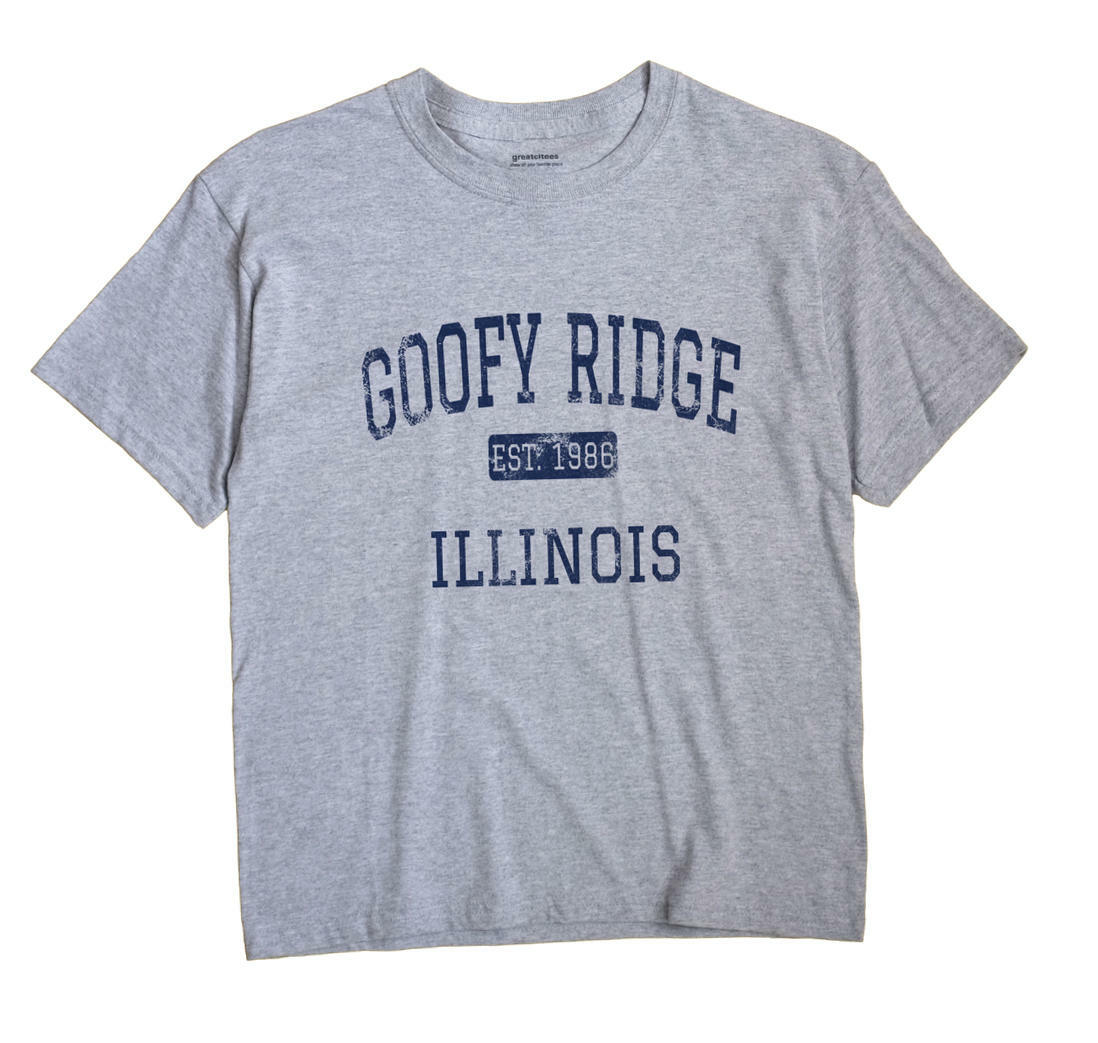 Goofy Ridge Illinois IL T-Shirt EST | eBay