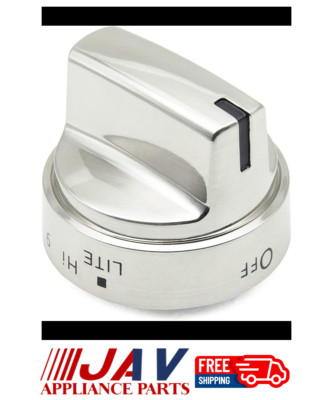For GE Range Stainless Steel Control Knob Gas Stove INVREF# ZE199 | eBay