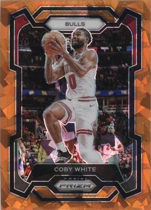 2023-24 Panini Prizm - Coby White #239 Orange Ice Prizm for sale online ...