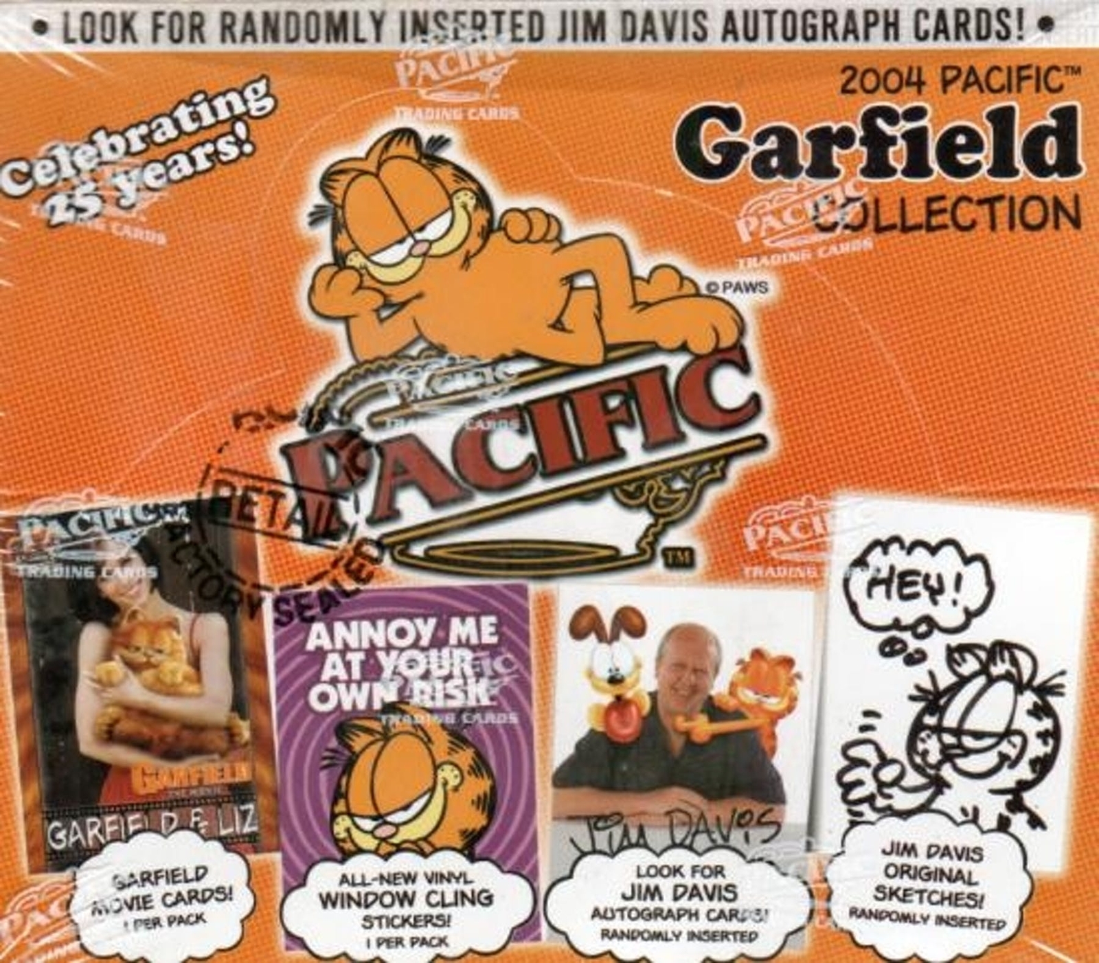 2004 Pacific Garfield Collection Celebrating 25 Years RETAIL Box ...