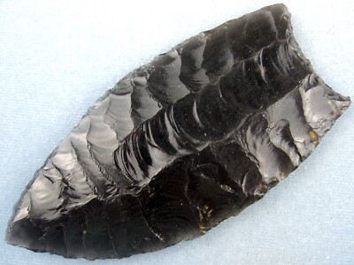 Exceptionally Fine 4 7/16 inch Missouri Obsidian Clovis Point Arrowheads | eBay