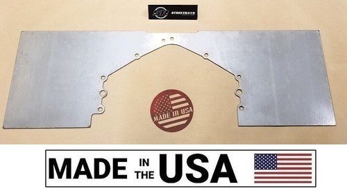 [SR] 1/8" Steel Mid Plate Chevy SBC BBC LS1 LS Small Big Block Rear ...