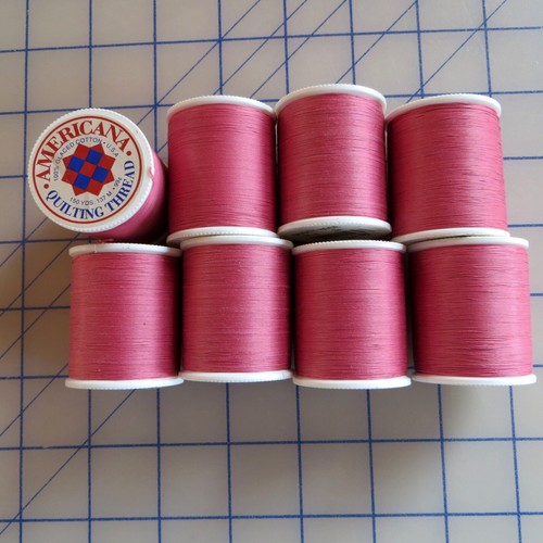SALE ~ 8 New Spools Americana Quilting Thread 100% Glace Cotton Dusty ...