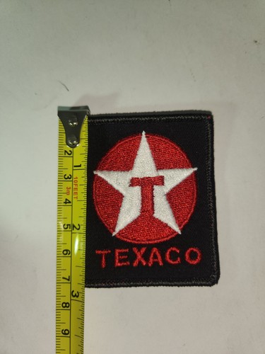 Vtg TEXACO GAS OIL EMBROIDERED SEW ON ONLY PATCH UNIFORM ADVERTISING | eBay