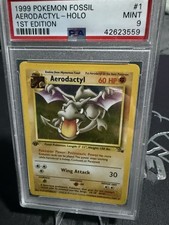 Aerodactyl 1/62 | Fossil | Pokemon Card Prices | PokeCYC