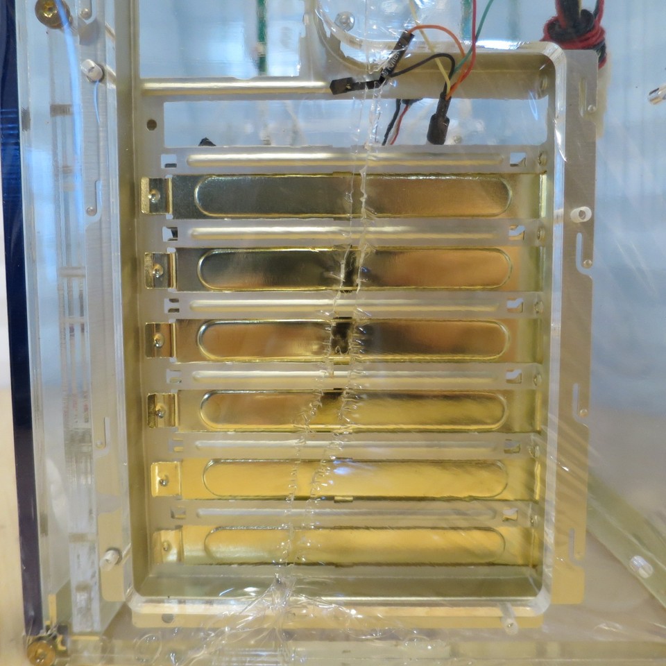 Rare NOS Retro Computer Blue Clear Acrylic ATX Mid Tower Case (Pre ...
