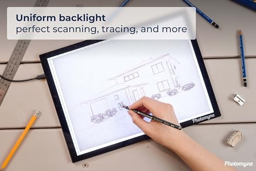 Photomyne Light Pad Backlight Hands-Free Ultra-Thin Ultimate Brightness ...