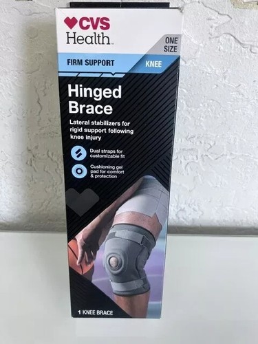 CVS HEALTH FIRM SUPPORT KNEE HINGED BRACE ONE SIZE | eBay
