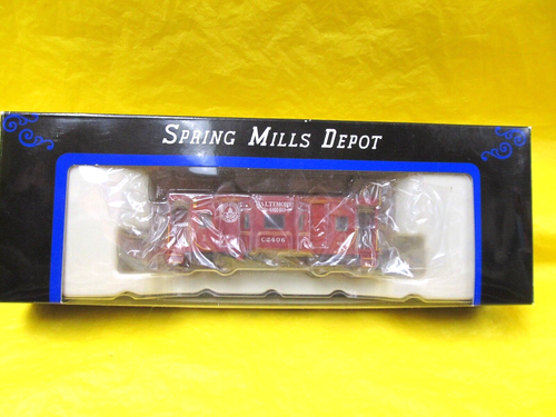 Spring Mills Depot HO 121212-01 B&O Wagontop Caboose is New in Box | eBay