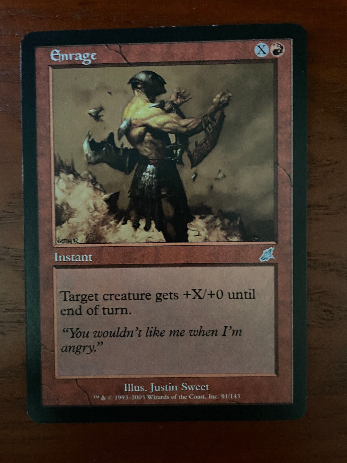 MTG Enrage SINGLE USED EXCELLENT CONDITION SEE PHOTOS | eBay