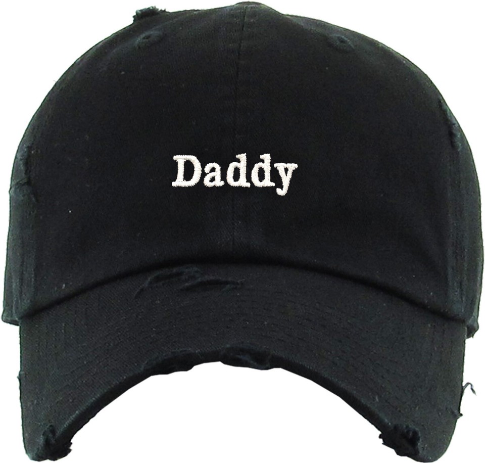 Daddy Embroidery Dad Hat Cotton Adjustable Baseball Cap Unconstructed ...