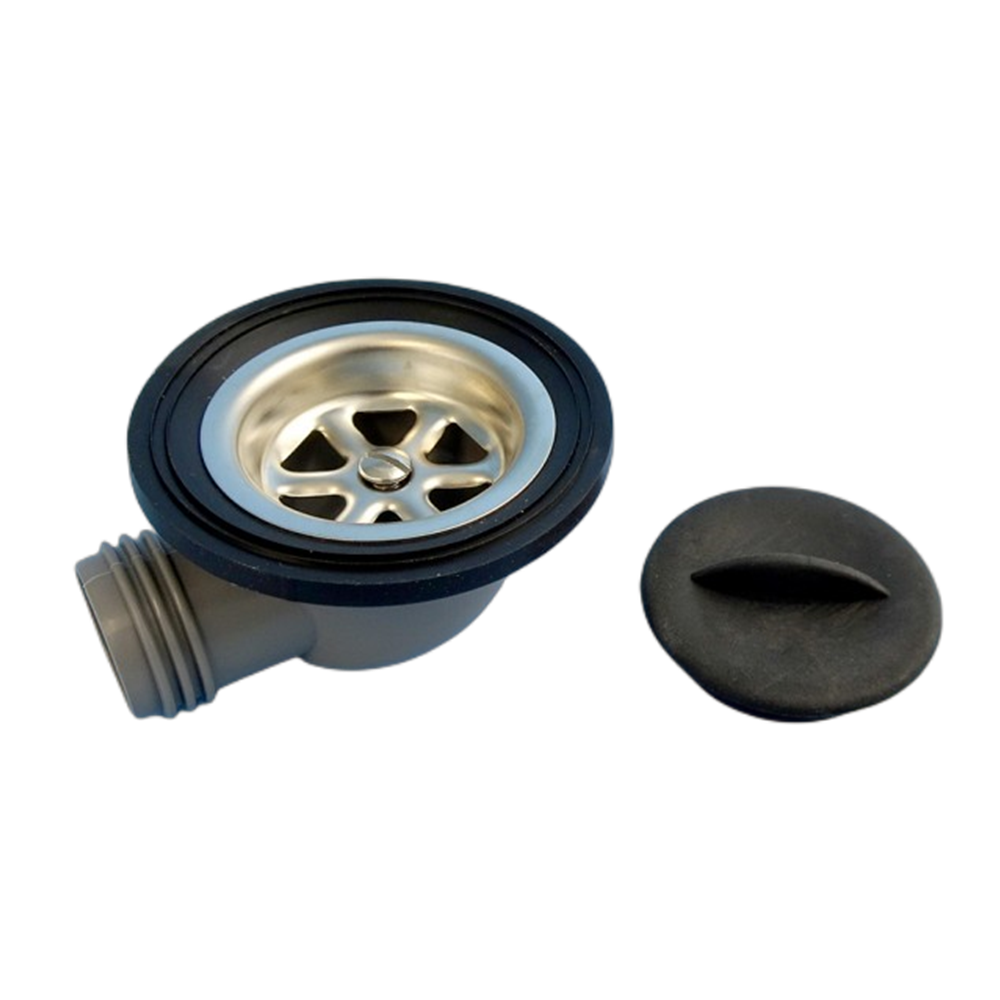 Camec Caravan Sink Plug Waste Kit For 45mm Sink 90 Degree Hole ...