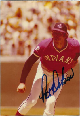PAT DOBSON PHOTO 4x6 AUTOGRAPHED SIGNED CLEVELAND INDIANS DECEASED | eBay