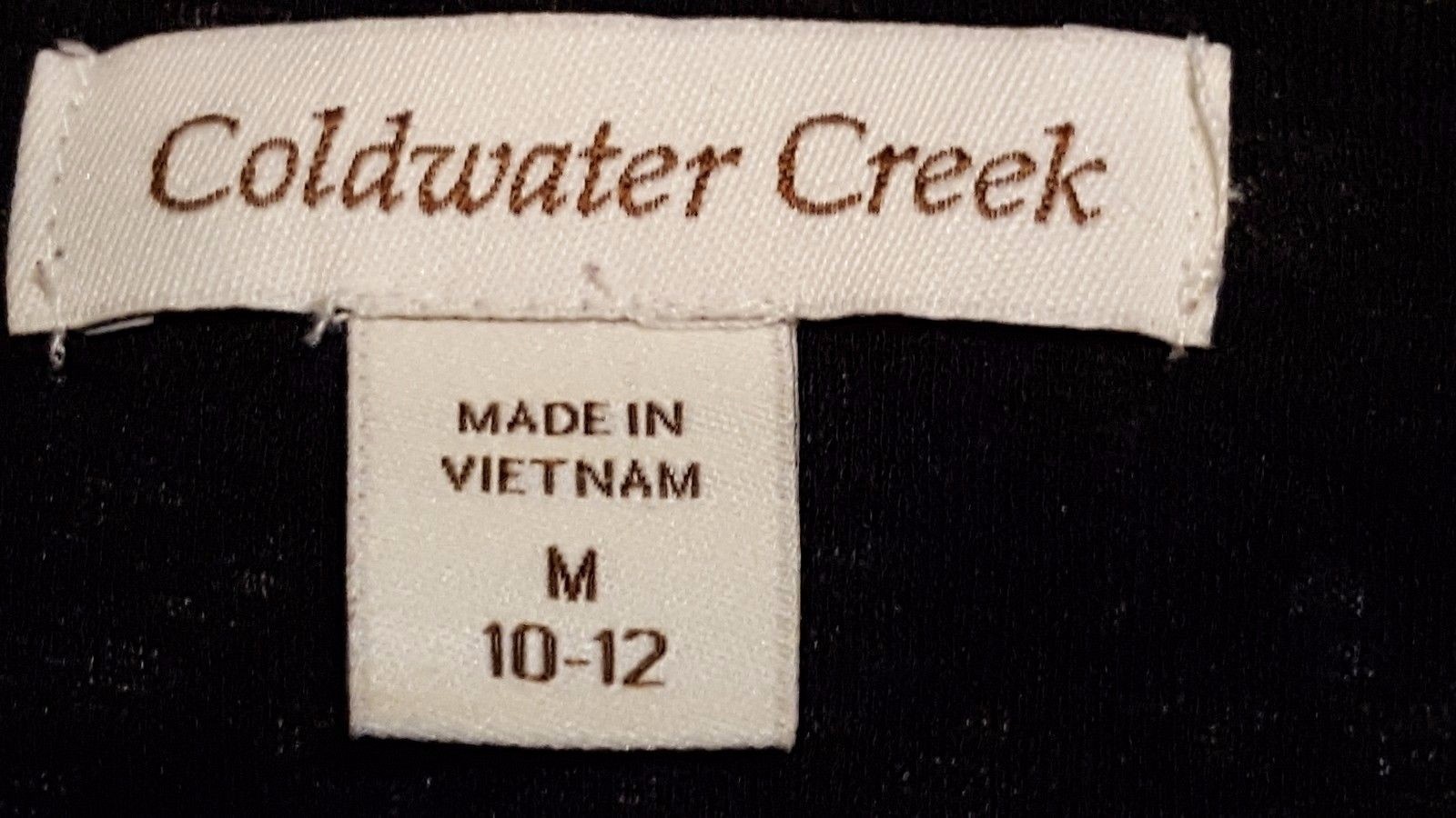 COLDWATER CREEK RN 98516 - Women's Abstract Design 2-Tier Top - Size ...