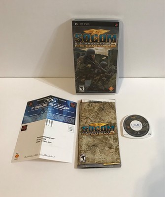 SOCOM US Navy Seals Fireteam Bravo 2 Sony PSP + Reg Card - Complete CIB ...