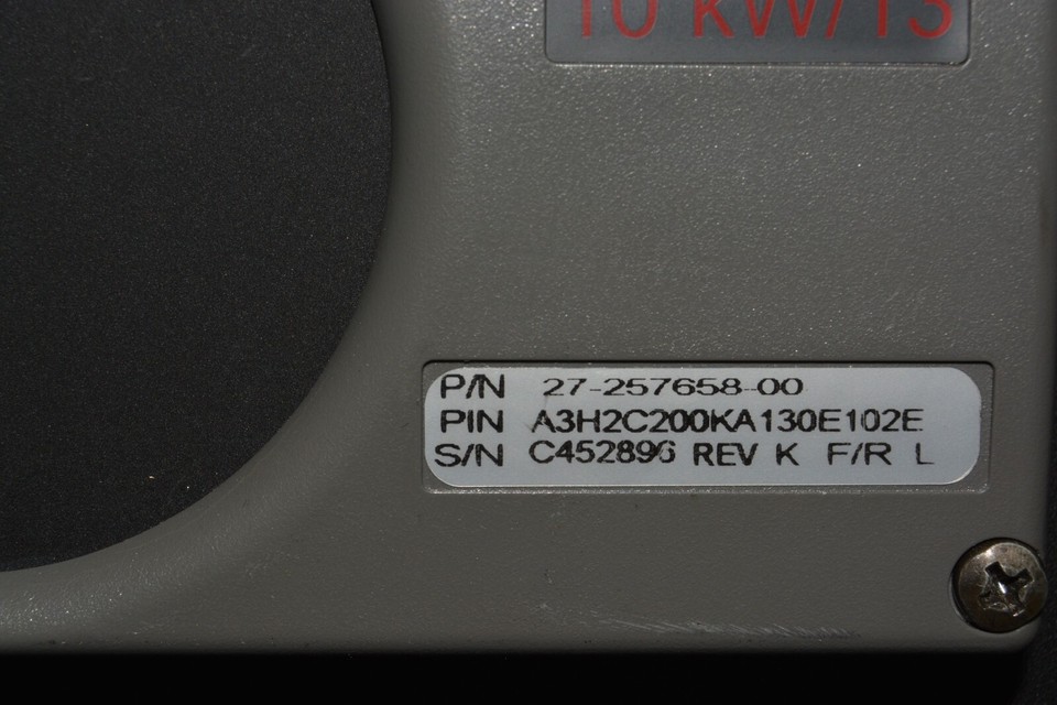 A3H2C200KA130E102E /RF GENERATOR, PN 27-257658-00, AMAT PN 0190-33542 ...