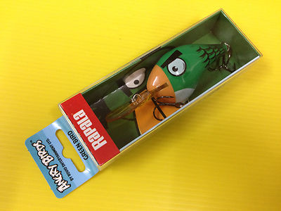 Rapala Angry Birds DT-10 Hal, Green Bird Color Crankbait Fishing Lure ...