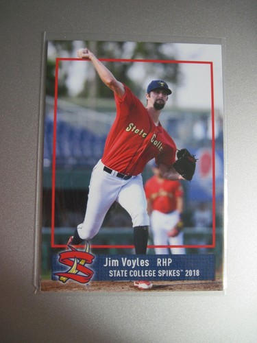 2018 GRANDSTAND STATE COLLEGE SPIKES JIM VOYLES #44 | eBay