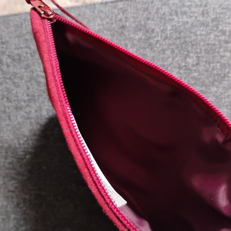 Vintage Hand Bag by Laurice Keyloun Red Maroon Square Design Card Coin ...