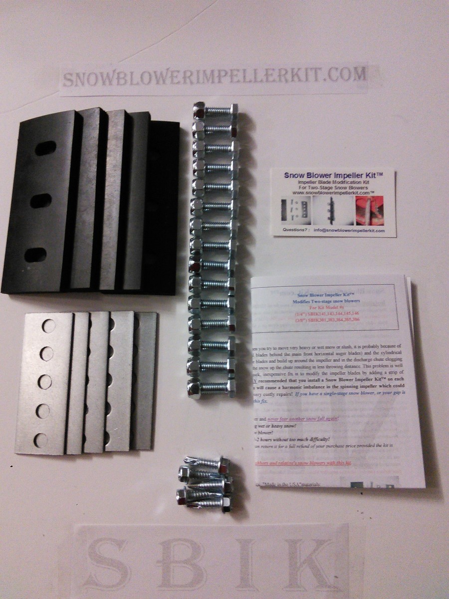 2-stage Snowblower Parts Snowblower Impeller Kit 3 Blade 304 Stainless ...