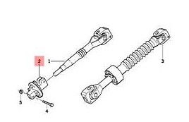 NEW BMW 3 E46 STEERING RACK COLUMN JOINT 32311092949 1092949 1996OEM NO ...
