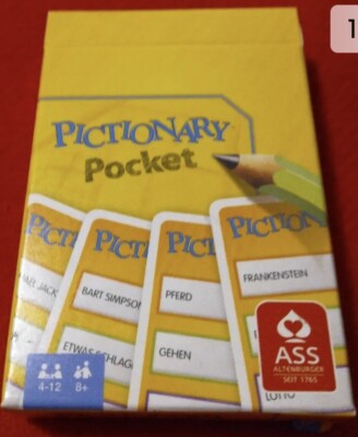 Pictionary Pocket - Pocket Edition - Reisespiel Spielkarten (D3) | eBay.de