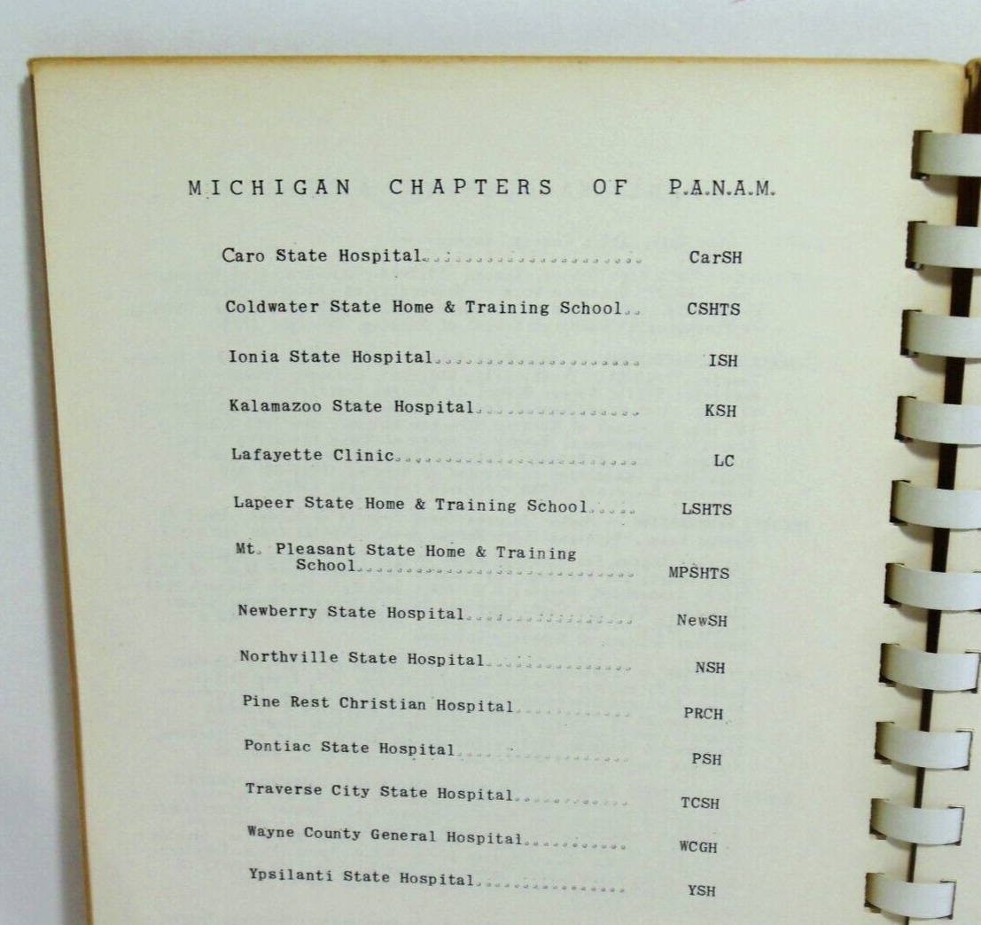 Recipes from 14 Michigan State Hospitals 1962 Psychiatric Nurse ...
