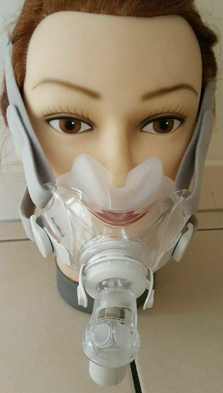 ResMed+Airfit+F30+Medium+Grey+Face+Mask+-+64101 for sale online | eBay