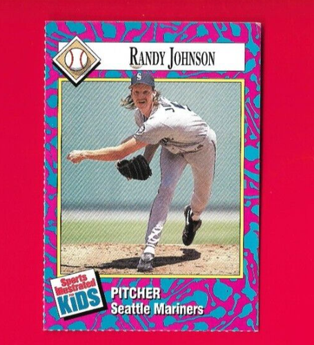 1993 SI Kids RANDY JOHNSON Card, Seattle Mariners Rookie Sports ...
