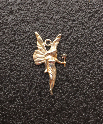 VTG .925 Sterling Silver Fairy Sprite Pixie Pendant Charm For Bracelet Necklace | eBay
