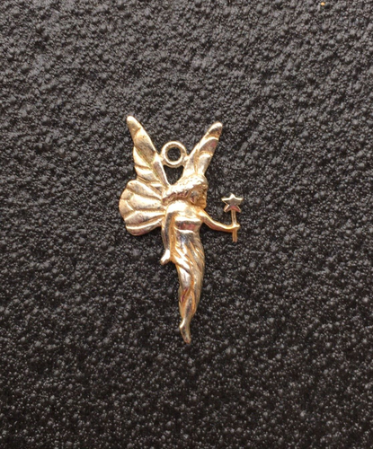 VTG .925 Sterling Silver Fairy Sprite Pixie Pendant Charm For Bracelet ...