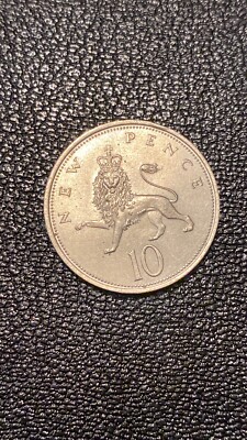1968-1981 Great Britain 10 New Pence Queen Elizabeth II - VG To Fine ...