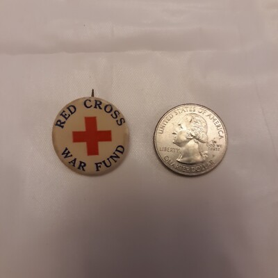 WW I Red Cross War Fund, Pinback Pin | eBay