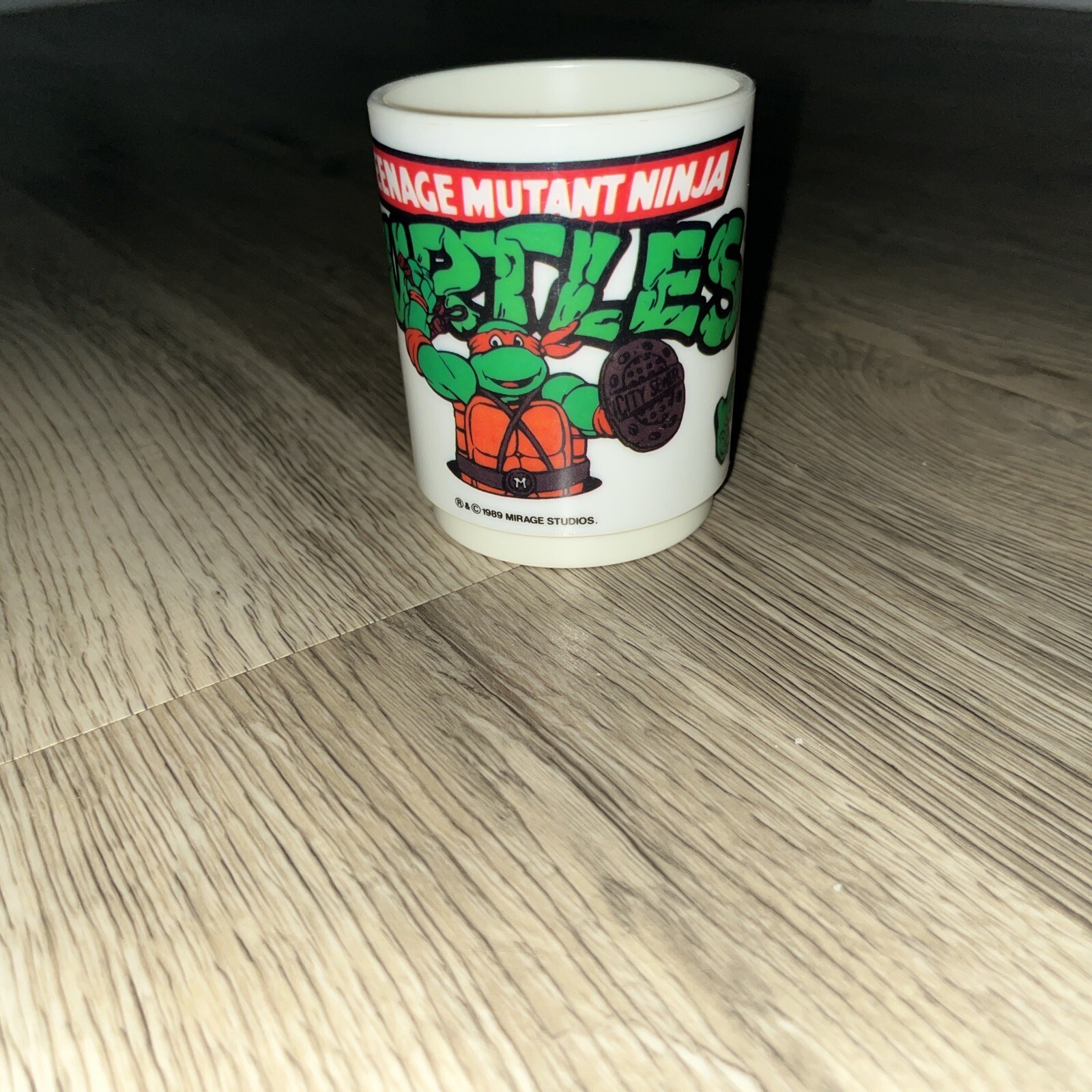 VTG TMNT Teenage Mutant NINJA Turtles Mug Cup 1989 MIRAGE Studios ...