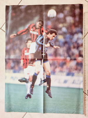 Poster Marcel Desailly Milan-Inter Original Vintage | eBay