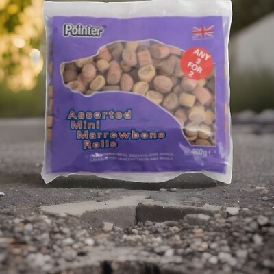 Pointer Mixed Mini Marrowbone Roll Dog Treats - 400g 3 For 2 Offer | eBay UK