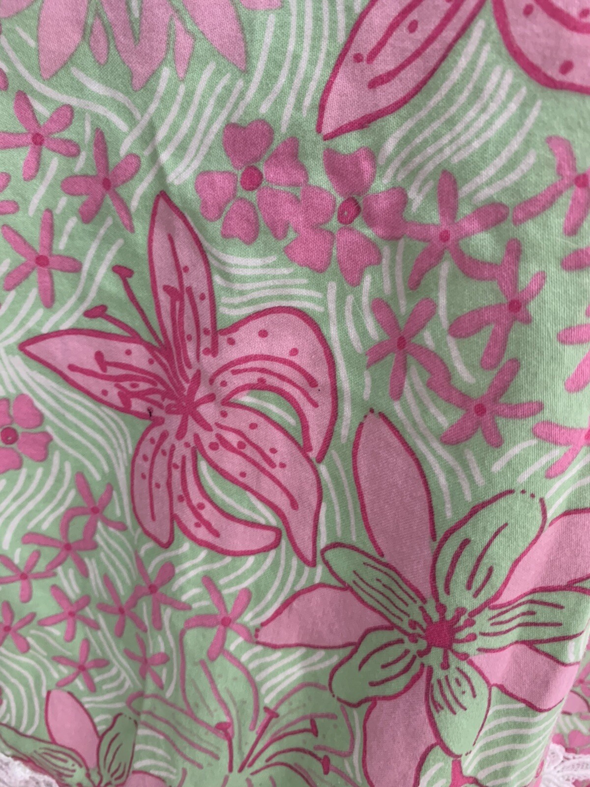 Lilly Pulitzer Very Rare Print vintage Strapless Embr… - Gem