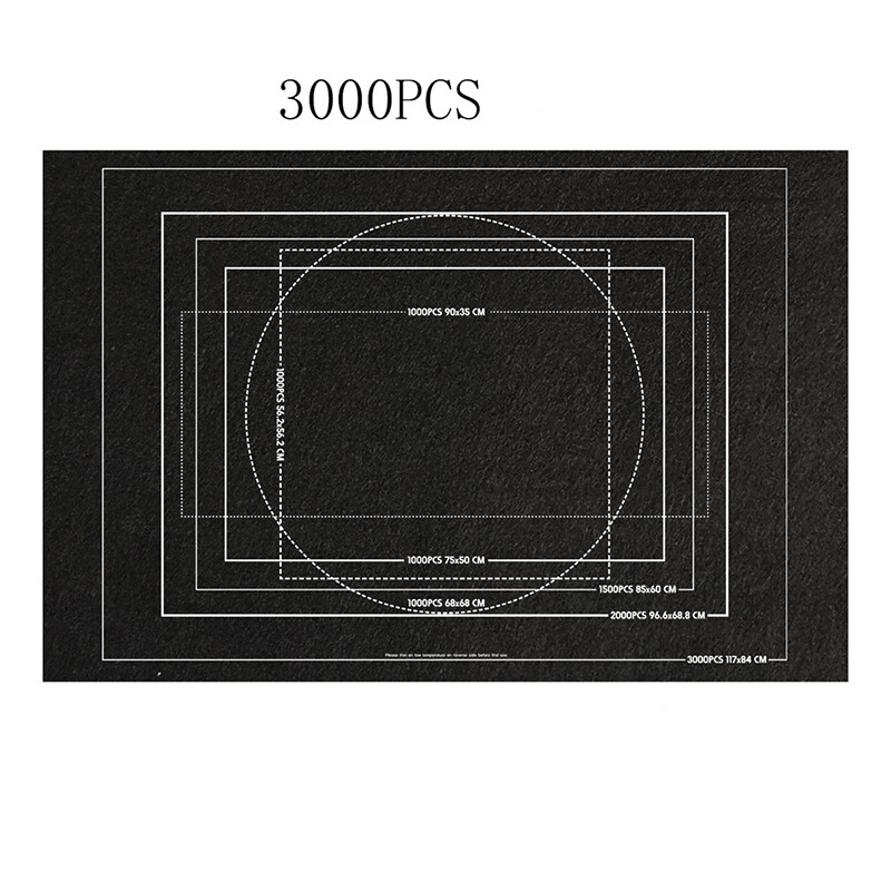 Large Capacity Puzzle Storage Mat Non Slip Felt Board for 1500/2000 ...