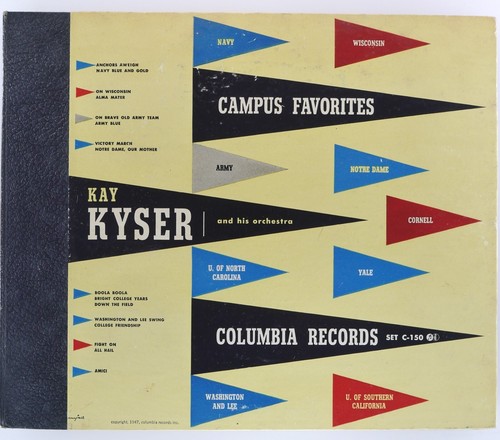 KAY KYSER Campus Favorites Box Set COLUMBIA C-150 EX 78rpm 1947 Album ...