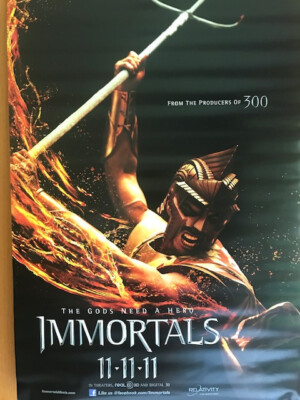 Immortals Original Movie Poster Double Sided ( 27x40) | eBay