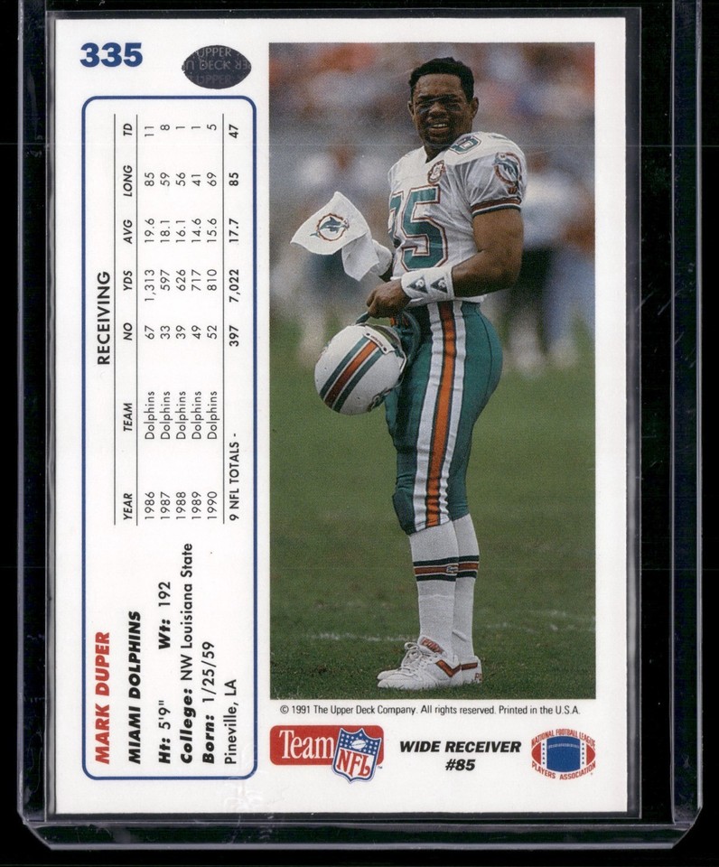 1991 Upper Deck - Mark Duper #335 | eBay
