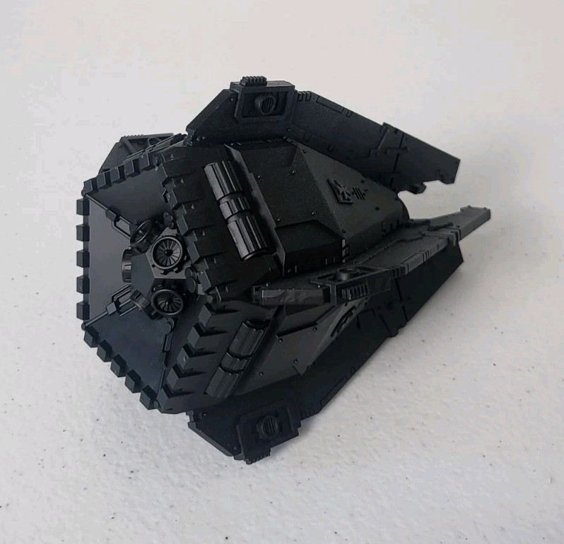 Warhammer 40K Space Marine Drop Pod - *PAINTED BLACK - Free Tracked ...