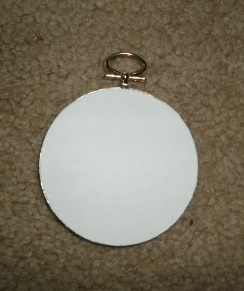 Finished completed cross stitch manger Baby Jesus Christmas ornament | eBay