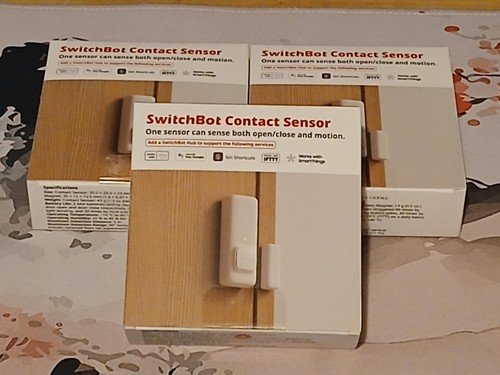(x3) SwitchBot - Contact Door Alarm Sensor Smart Home Security Wireless Alarm | eBay
