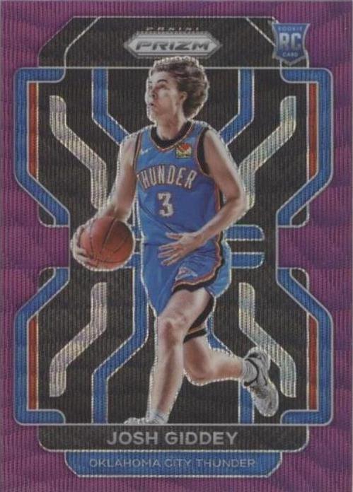 2021-22 Panini Prizm - Josh Giddey #301 Purple Wave Prizm (RC) for sale ...