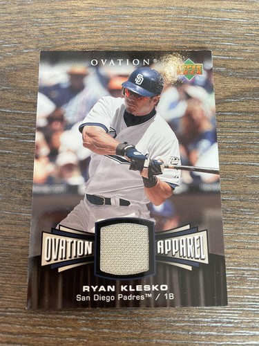 2006 Upper Deck Ovation #OA-RK Ryan Klesko Apparel | eBay